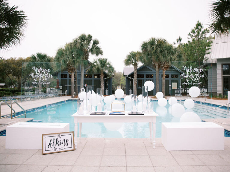 Watercolor Lakehouse Wedding in 30a | Isabel & Luke